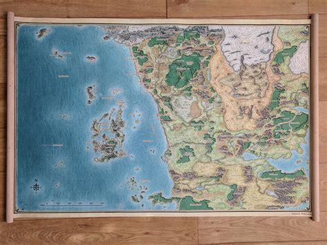 Map Of Faerun Pdf The World Of Faerun Map — Jared Blando Ainz