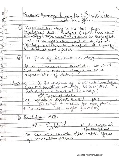 Persistent Homology Intro Pdf