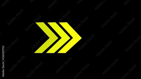 Arrow Loop Animation Direction Concept Colorful Arrow Icon Concept