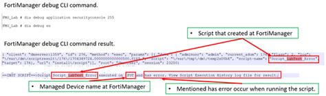 Troubleshooting Tip How To Troubleshoot Cli Scrip Fortinet Community