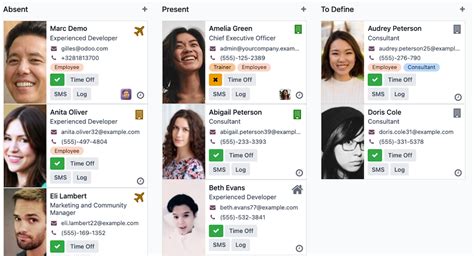 Odoo HR Employee Directory Made Social