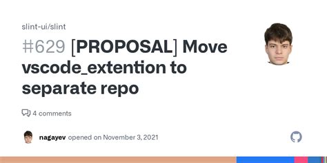 [proposal] move vscode extention to separate repo · issue 629 · slint ui slint · github
