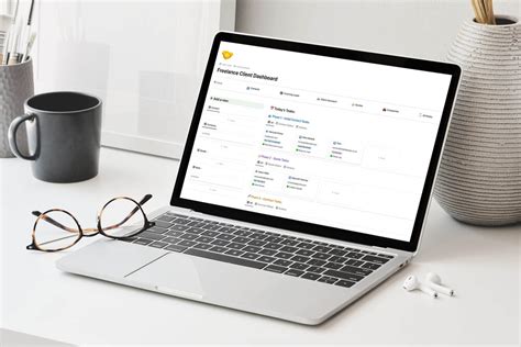 Freelance Client Dashboard Notion Crm Template