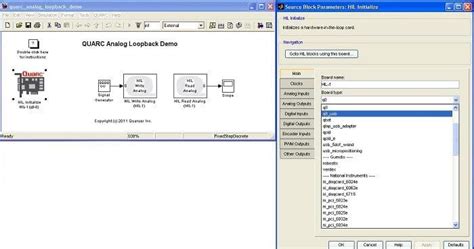 Analog Loopback Test On Q8 Usb Quanser