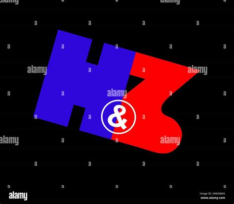 Hudong Zhonghua Shipbuilding Rotated Logo Black Background B Stock
