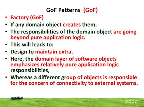 Gof Patterns Gof Popo Ppt Download