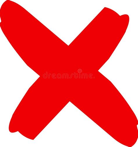 Red Cross Sign Icon Wrong Mark Icon Red Cross X Symbol Stock Vector Illustration Of Cancel