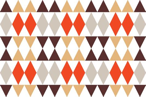 Abstract Geometrical Shapes Seamless Pattern It Consists Of A Polyhedron Such As A Circle Square