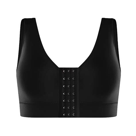 Plus Size Women Front Closure Thin Bras Full Coverage Bras Comfy Wirefree Braslette Seamless