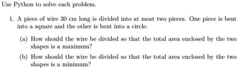 How Do I Solve This Problem On Jupyter Notebook Use Python To Solve