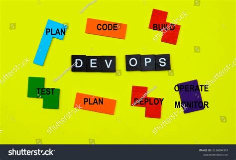 Devops Concept Combining Software Development Dev Stock Photo
