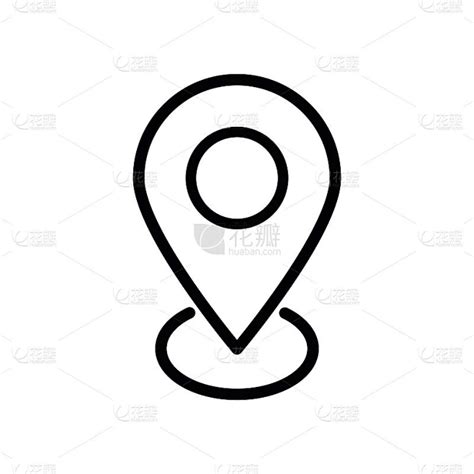 Pin定位图标标志矢量标志模板图片 其他图片图片素材 花瓣网