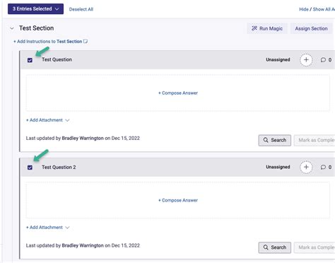 How Do I Reorder Project Sections Subsections Or Entries Loopio Help Center