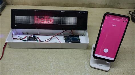 Voice Controlled 🎤🗣️ Led Scrolling Display Board Using Arduino Youtube