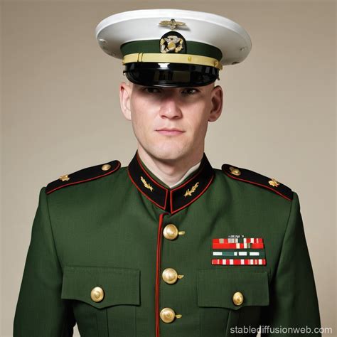 Marine Corps Uniform Stable Diffusion Online