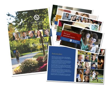 Assumption College Viewbook Postcards And Intopiece College