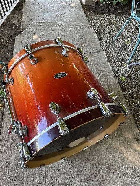 Pdp Fx 2000s Orange Sunset Burst Bass Drum Reverb