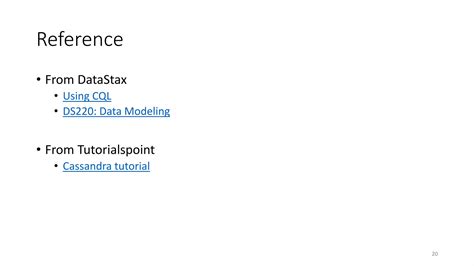 Cassandra Tutorial Ppt