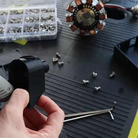 Gluing The Arc Reactor Into Place On The Stand The Diy Life