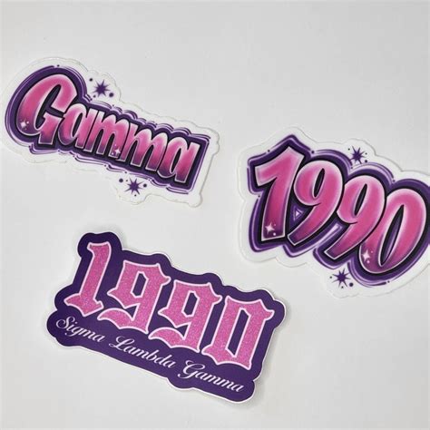 Sigma Lambda Gamma Graffiti 20 Stickers Sigma Lambda Gamma Etsy