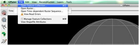 GPlates Tutorial Interacting With Features
