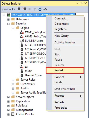 How To Configure MS SQL Express 2017 To Use SQL Authentication MOBITEK System Corporate Blog