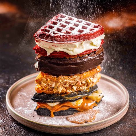 Delicious Waffles At Belgian Waffle Co