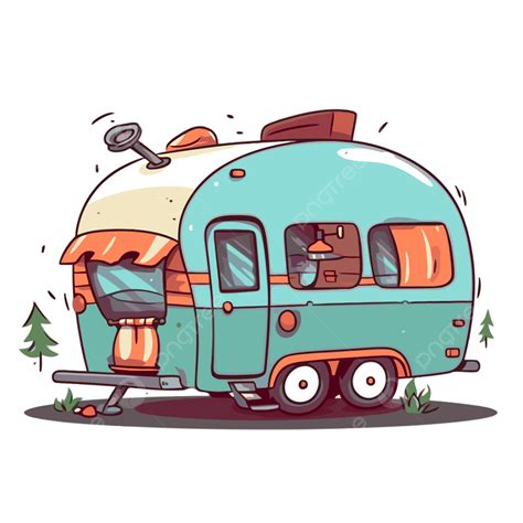 Clipart Retro Camper