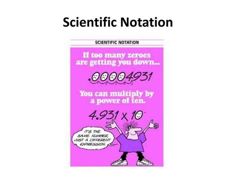 PPT Scientific Notation PowerPoint Presentation Free Download ID