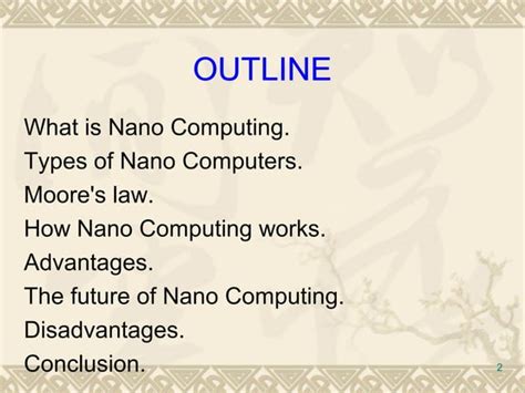 Nano Computing Ppt