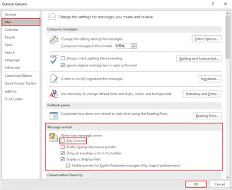 How To Turn Sound Effects On And Off In Outlook