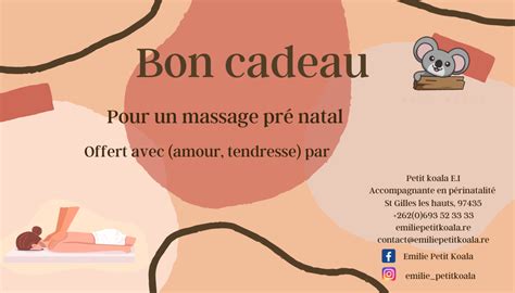 Massage Pré Natal Emile Petit Koala