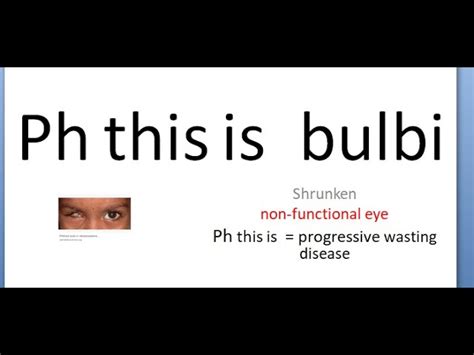 Phthisis Bulbi