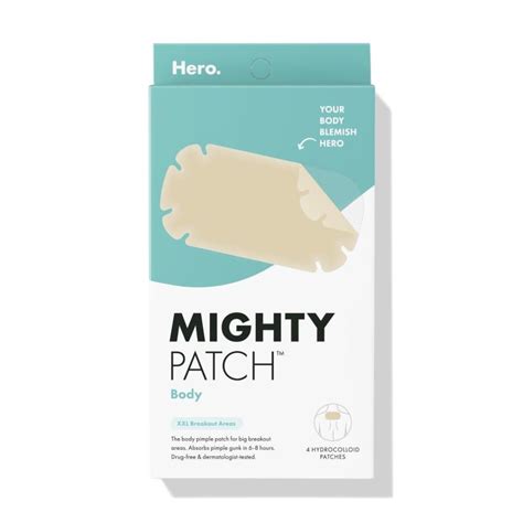 Mighty Patch Hero Cosmetics Body Patch The Xxl Hydrocolloid Patch For