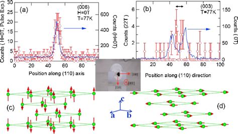 Color Online Neutron Diffraction Data A For The 006 Nuclear