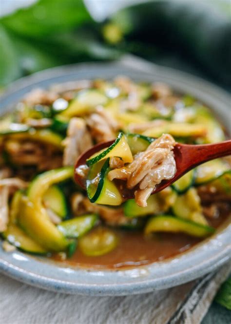 Zucchini Stir Fry With Chicken The Woks Of Life