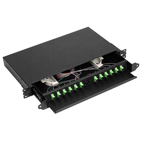 Fiber Patch Panel 12 Core Fiber Splicing Patch Panel Kit Sc Simplex 9 125 Full Equipped With