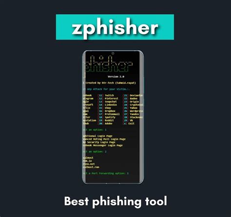 4 Zphisher Best Phishing Tool