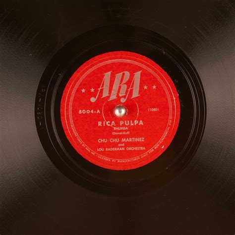 Rica Pulpa Chu Chu Martinez And Lou Raderman Orchestra Free