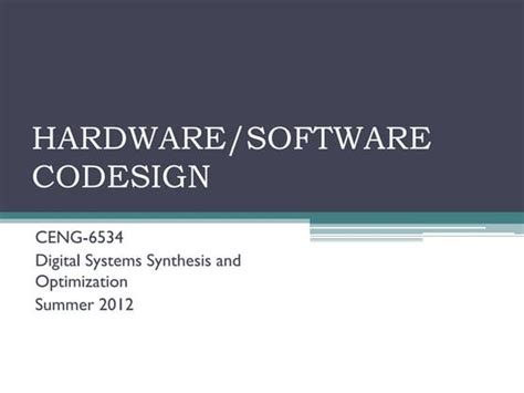 Soc Architecture And Design Pdf Operating Systems Computer Software And Applications