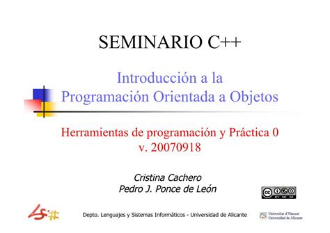 Pdf Introducción A La Programación Orientada A Objetos 2 Pdf · 3 I C Compilador G Gcc Es