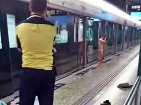 Naked Man Spotted In Sham Shui Po Mtr Station The Standard