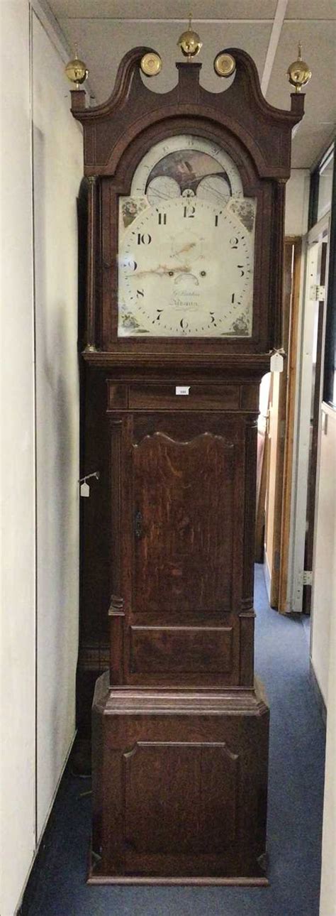 Lot 688 Early 19th Century 8 Day Long Case Clock By