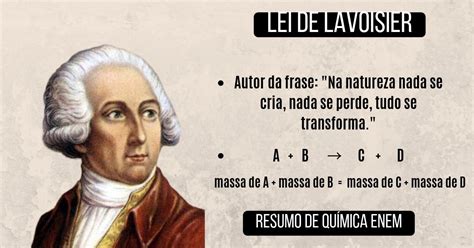 Conheça A Lei De Lavoisier Ou Lei De Conservação Da Massa