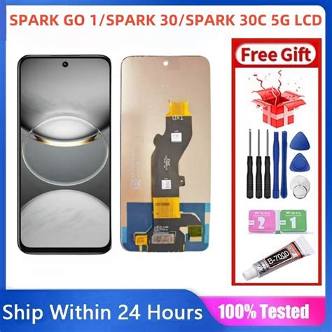 Tecno Spark Go 1 Kl4 Kl4s Kkl4h Spark 30c Nfc Kl5n Spark30c 5g Kl8h Lcd Display Touch Screen Set