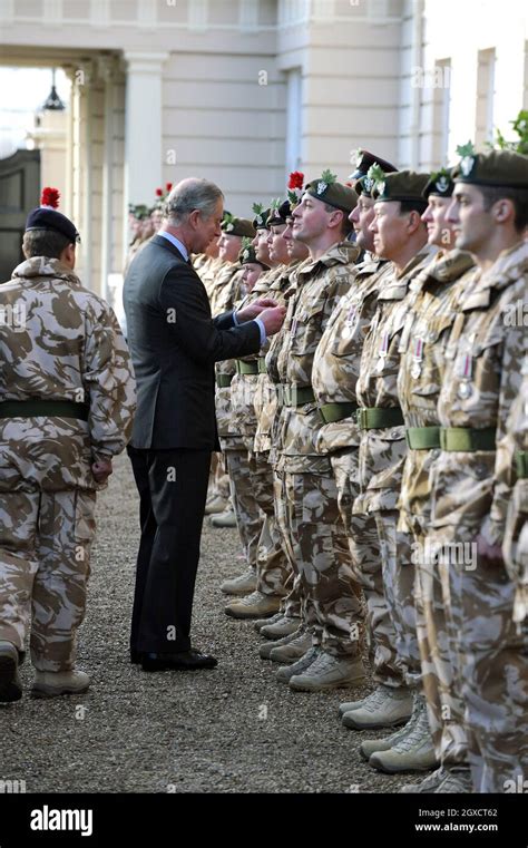 Prince Charles Prince Of Wales Presents Campaign Medals For Service In