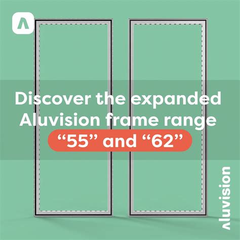 Discover The Expanded Aluvision Frame Range 55 And 62