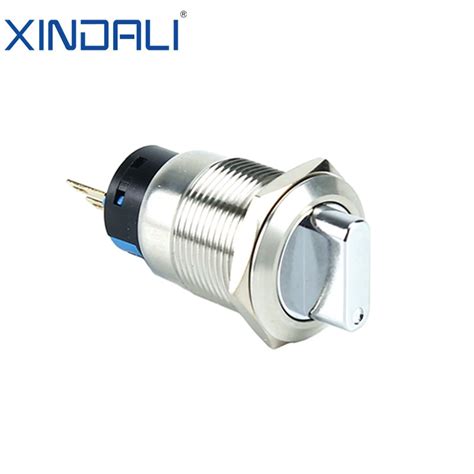 Xdl17 22ND25 C 22mm Selector Switch Stainless Steel Metal Push Button Switch Push Button