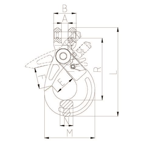 Grade 100 Clevis Self Locking Hook Legend Lifting Australia