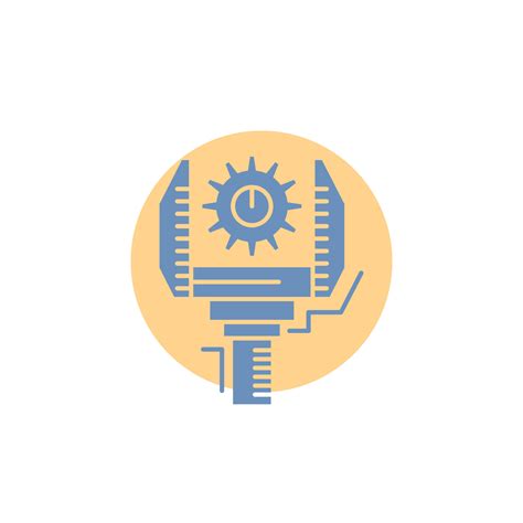 Automation Industry Machine Production Robotics Glyph Icon 12871864 Vector Art At Vecteezy